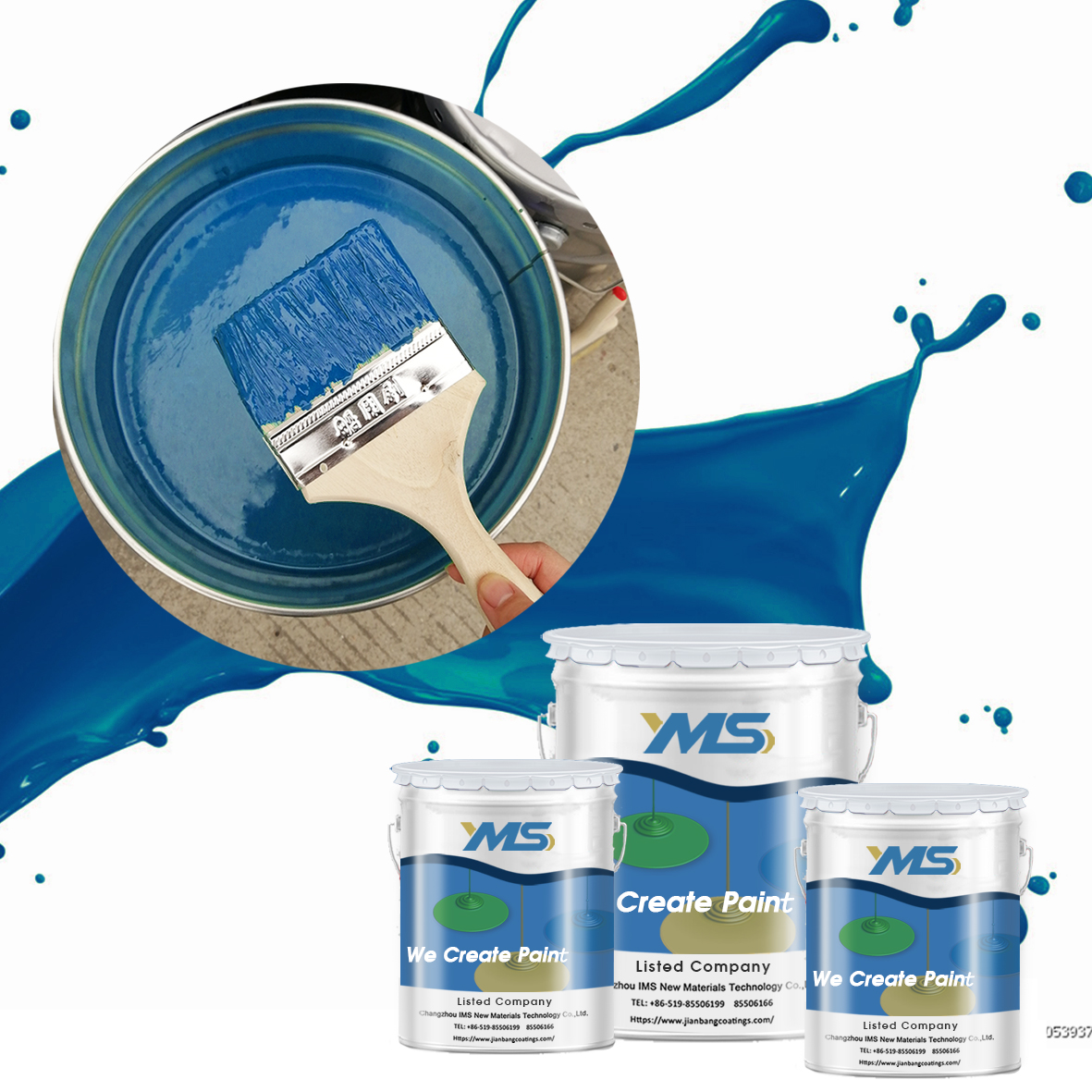 Interior Wall Latex Paint Designed For The Substrate Surface Concrete...